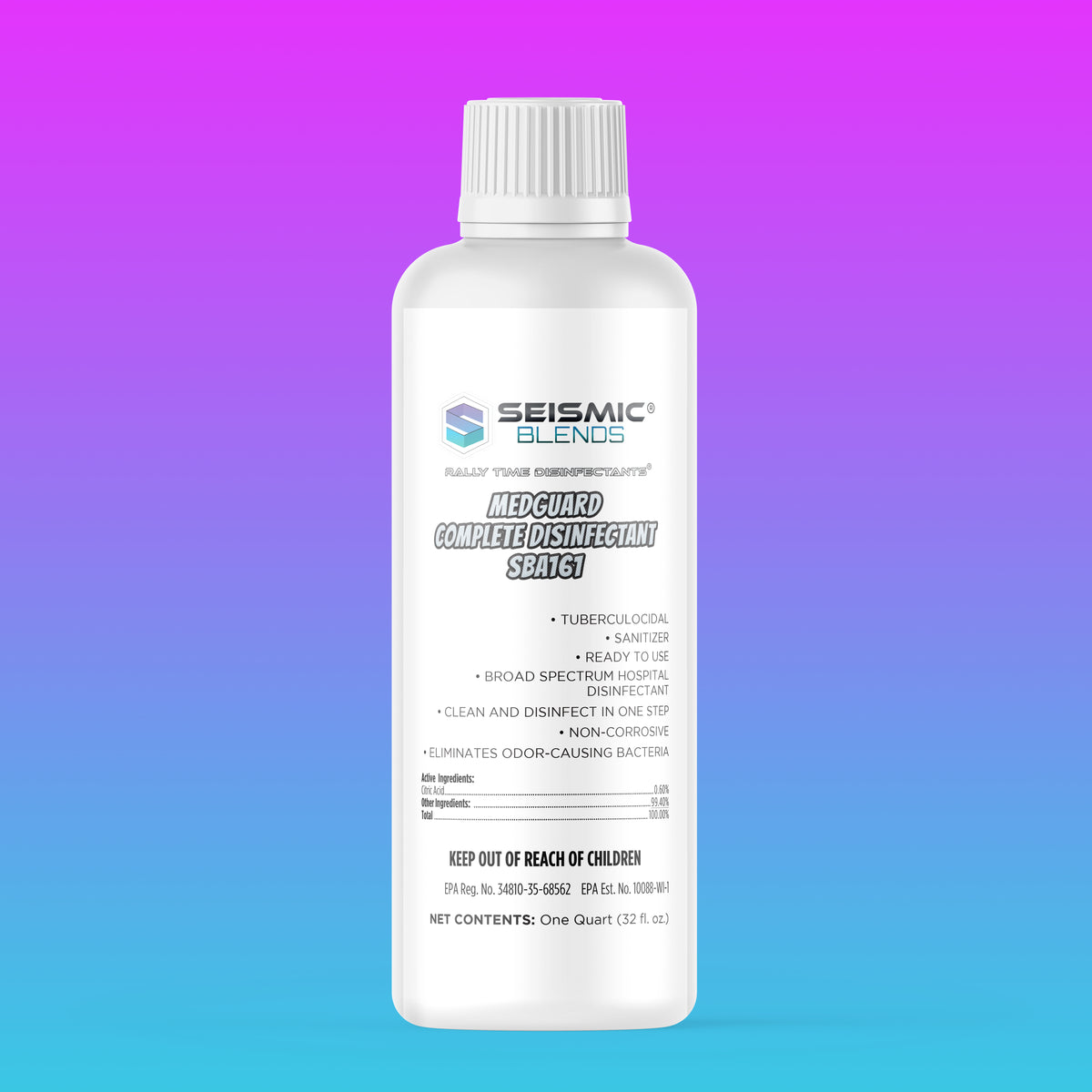 Rally Time MedGuard Complete Disinfectant SBA161 – Seismic Blends LLC