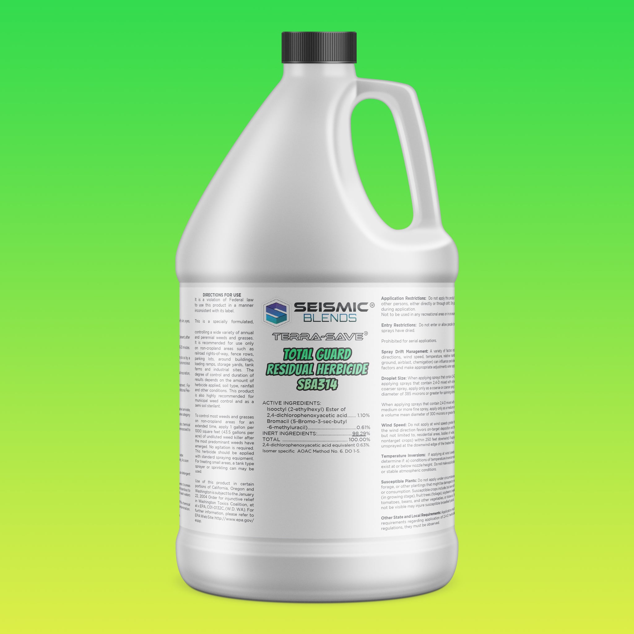 Terra Save Total Guard Residual Herbicide SBA314 – Seismic Blends LLC